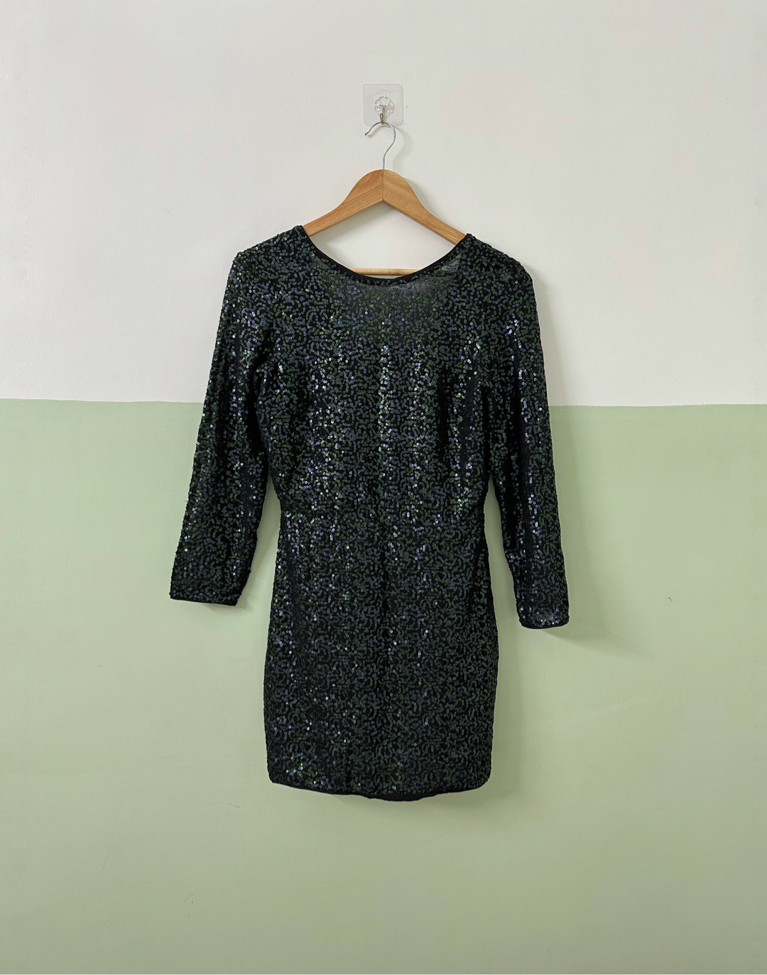 Black Sequin Dress by HnM ( S )